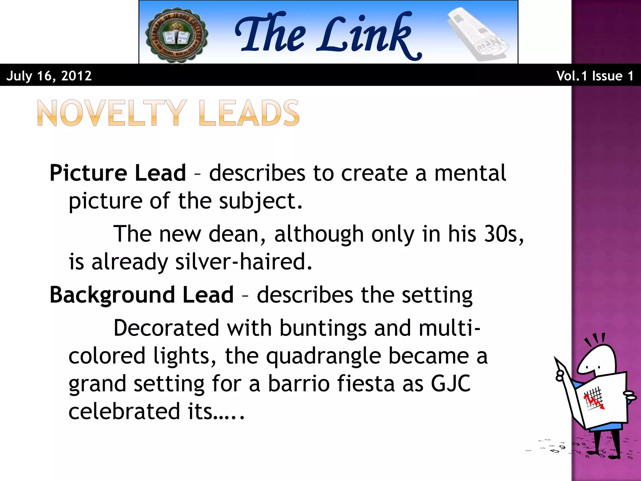 Campus Journalism - News Writing | PPSX