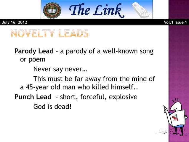 Campus Journalism - News Writing | PPSX