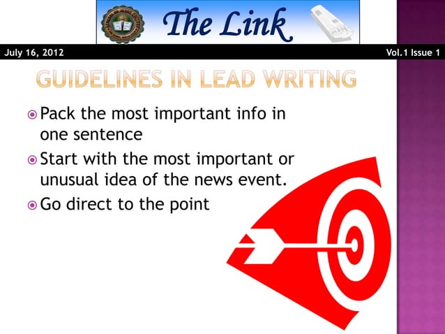 Campus Journalism - News Writing | PPSX