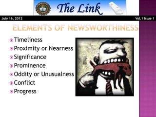 Campus Journalism - News Writing | PPSX