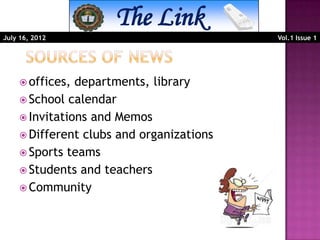 Campus Journalism - News Writing | PPSX