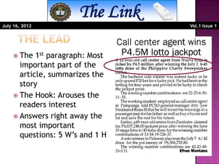 Campus Journalism - News Writing | PPT