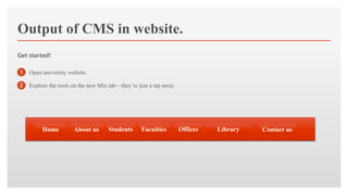 Campus management system | PPTX