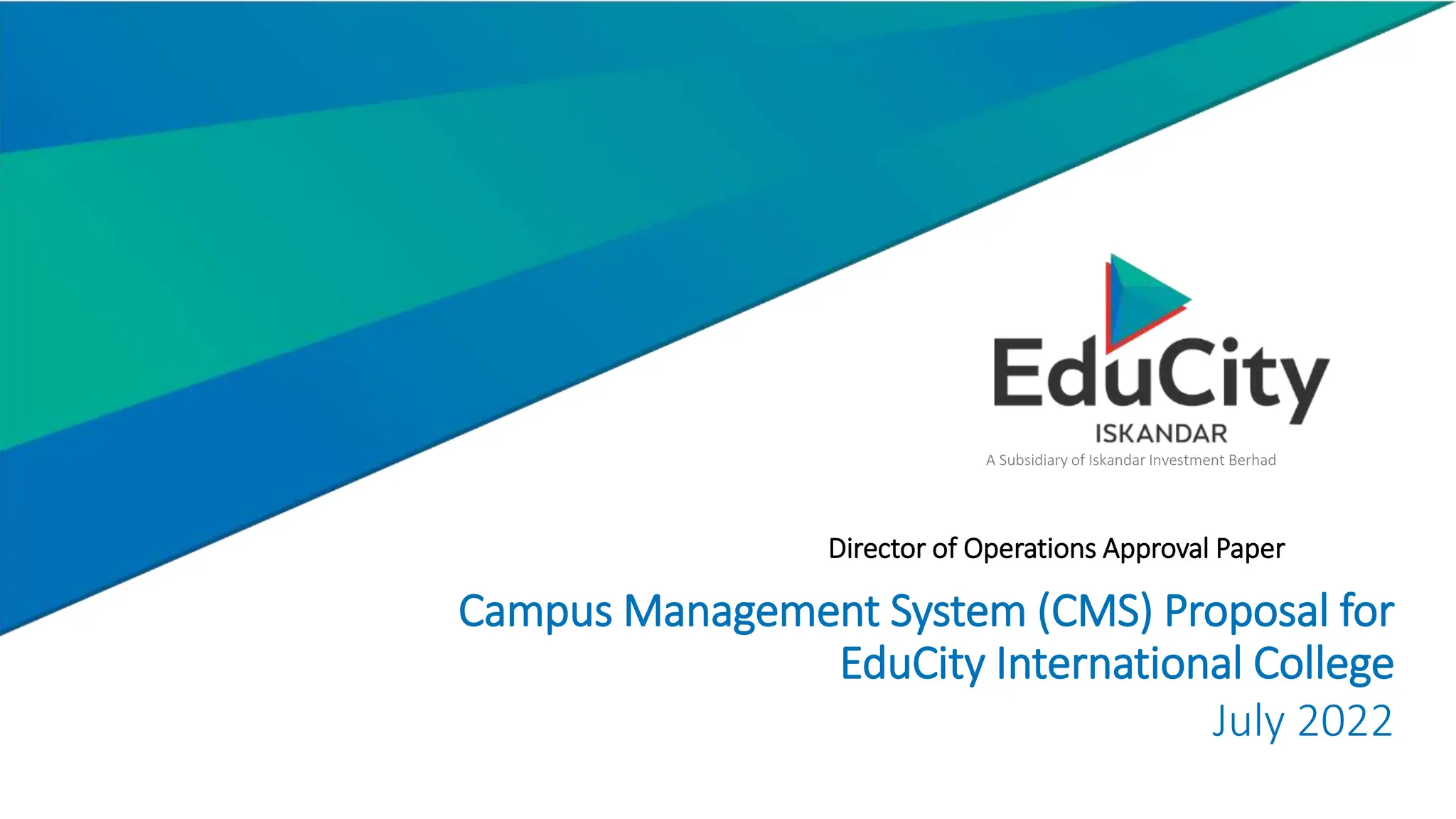 Campus Management System (CMS) Proposal for EIC.pptx Campus Management System (CMS) Proposal for EIC.pptx