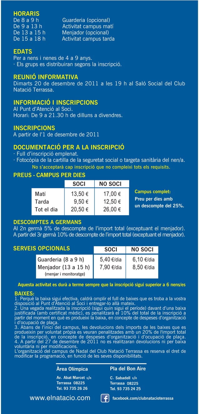 Campus Nadal 2011 | PDF