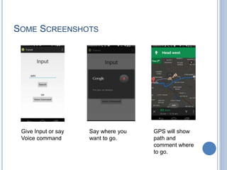 Campus navigation and identifying current location through android | PPTX