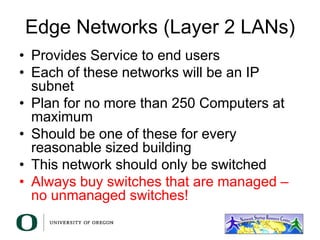 Campus networks best practices core and edges network | PDF