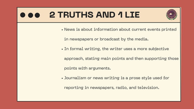 Campus News Writing.pdf | Factual | Genres