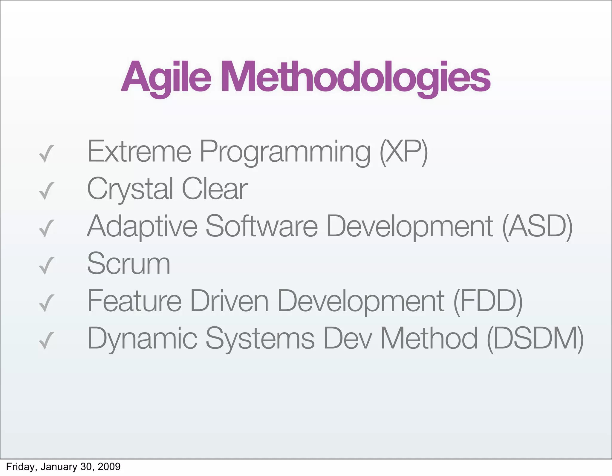 Intro Agile Software Development with Scrum for Campus Party 2009 | PPT