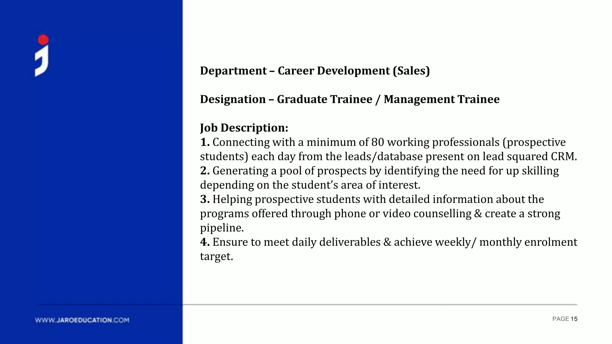 Campus Placement - Brief About Jaro Education.pptx