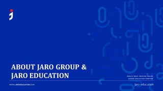 Campus Placement - Brief About Jaro Education.pptx
