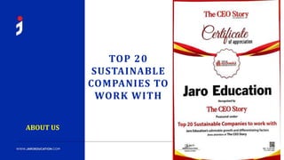 Campus Placement - Brief About Jaro Education 300822 (1).pptx