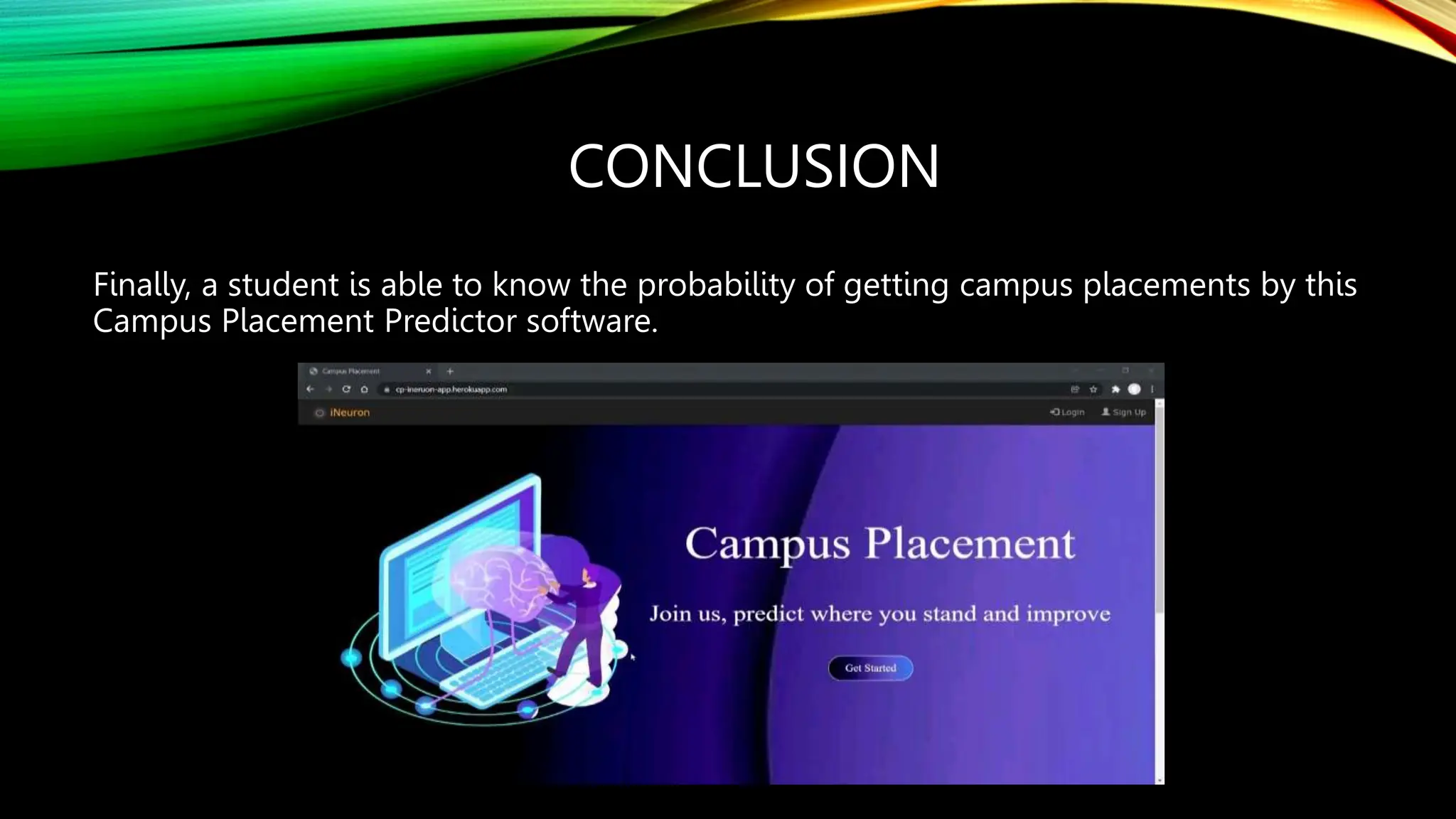CAMPUS PLACEMENTS PREDICTOR .pptx