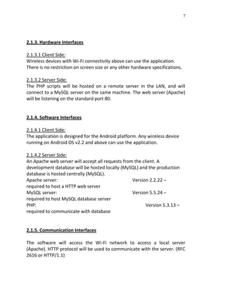 Campus portal for wireless devices srs | PDF