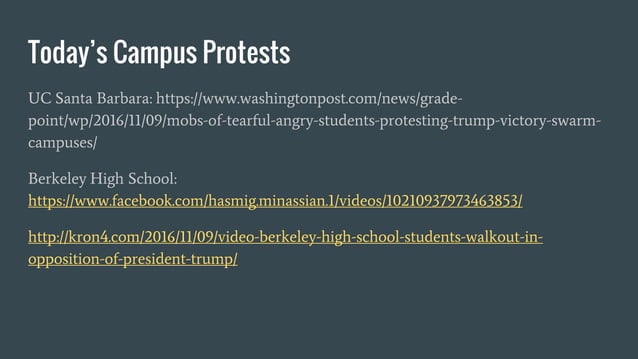 Campus Protest | PPT