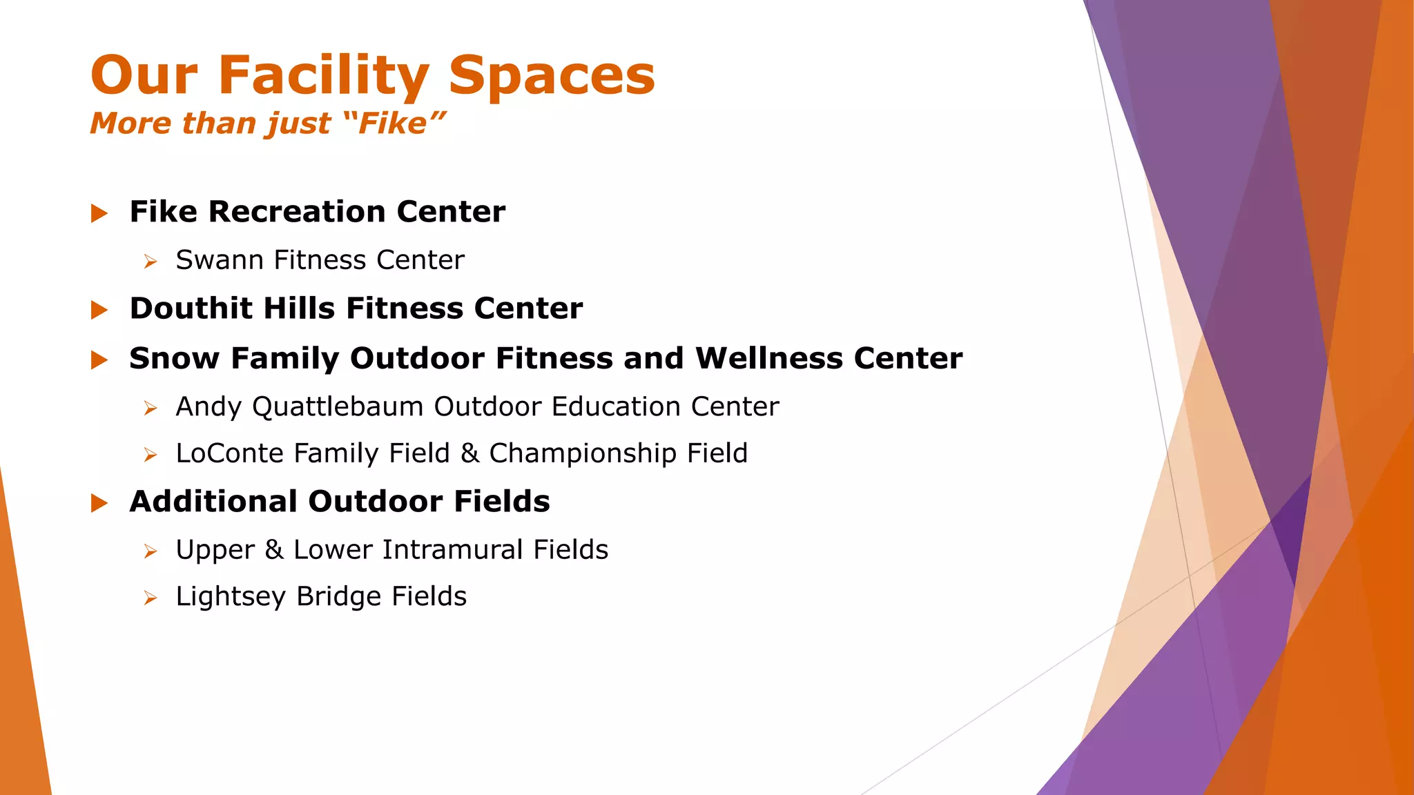 Campus rec rec spec | PPTX | College Sports | Sports