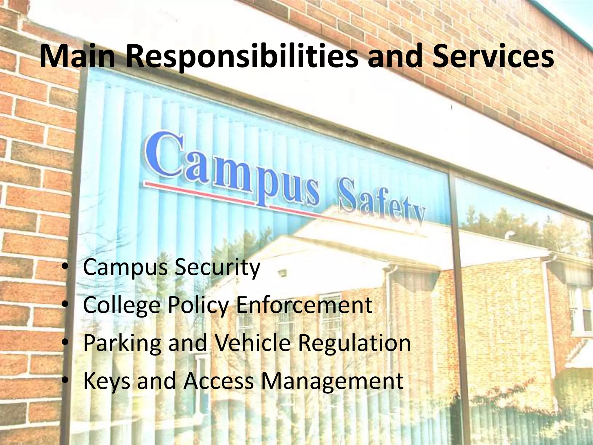 Campus Safety | PPTX
