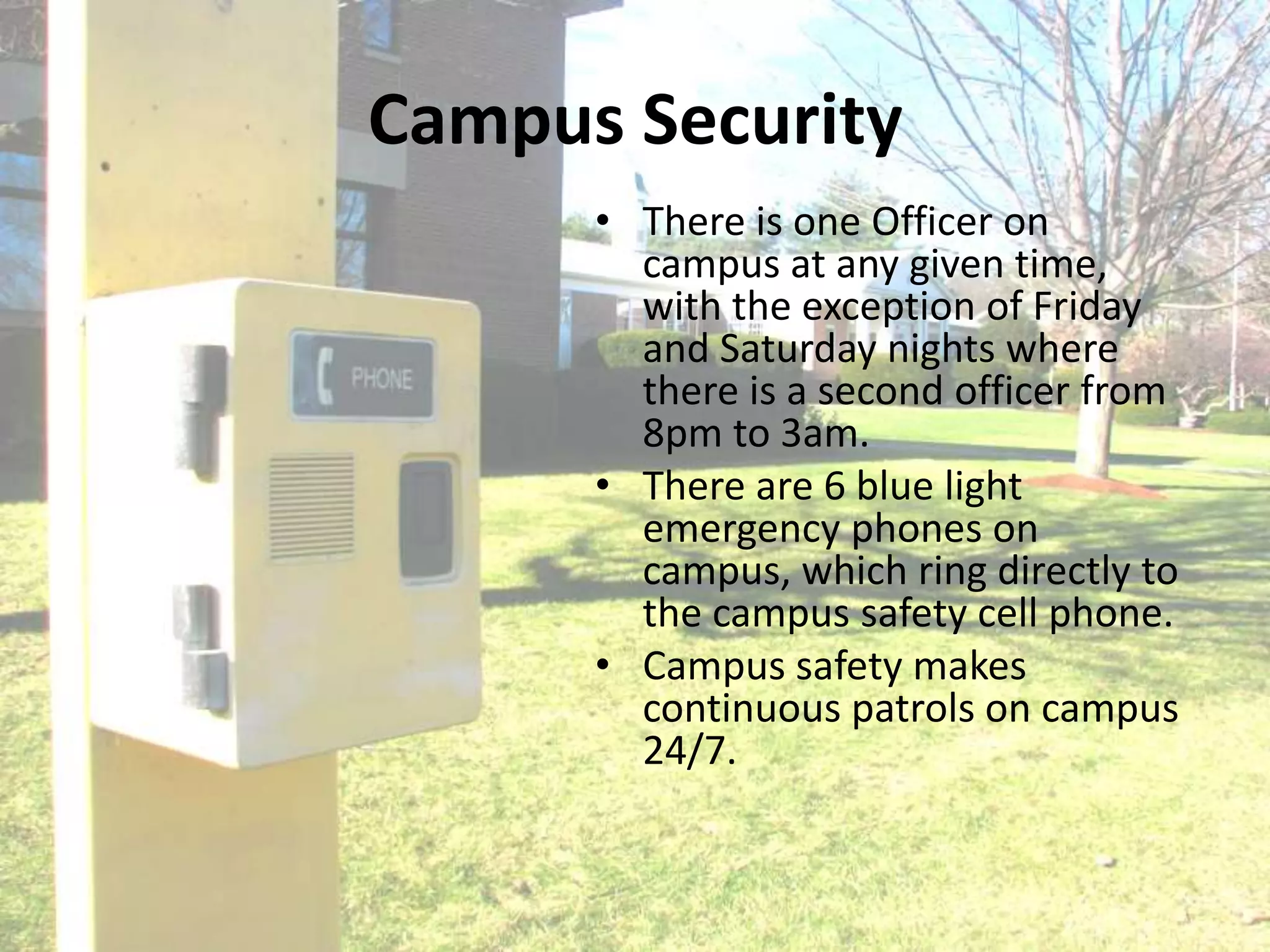 Campus Safety | PPTX