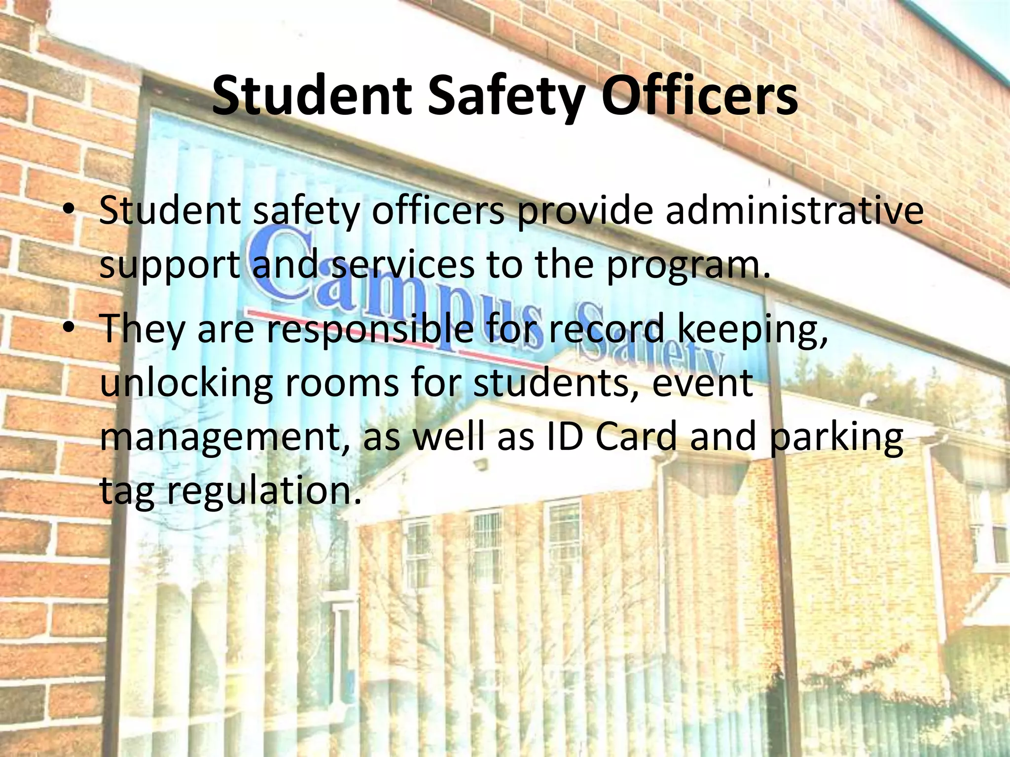 Campus Safety | PPTX