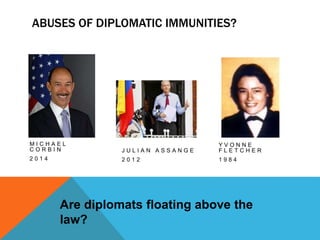 Understanding Diplomatic Privileges and Immunities | PPTX