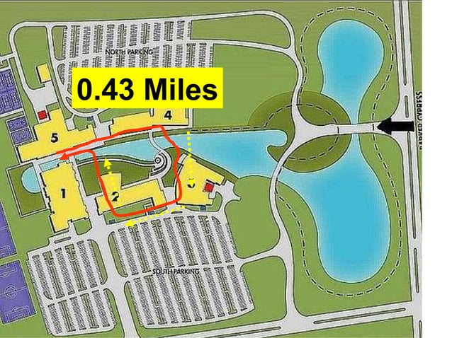 LSC-CyFair Campus Walking Route | PPT
