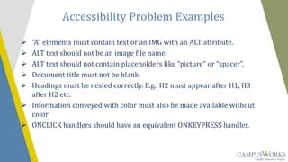 Information and Computer Technology (ICT) Accessibility | PPT