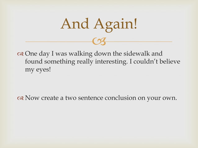 Camp write along lesson | PPT