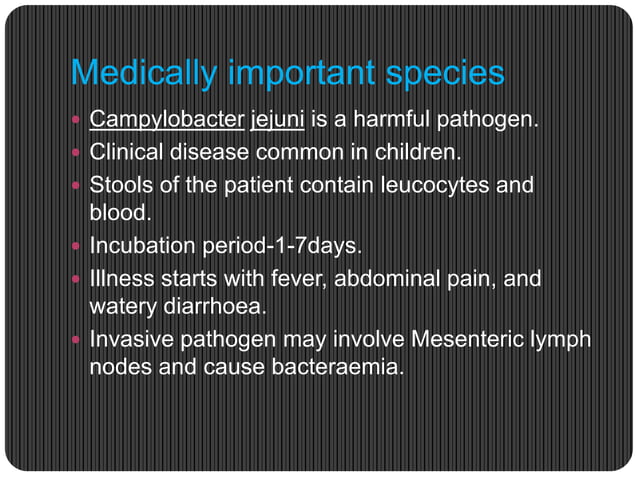 Campylobacter | PPTX