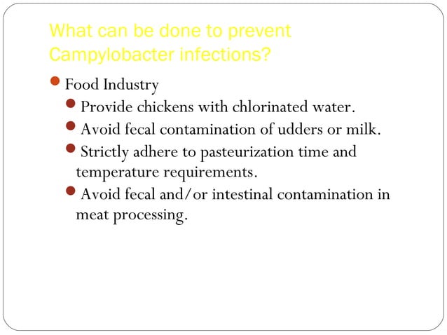 Campylobacter jejuni | PPT | Digestive Disorders | Diseases and Conditions
