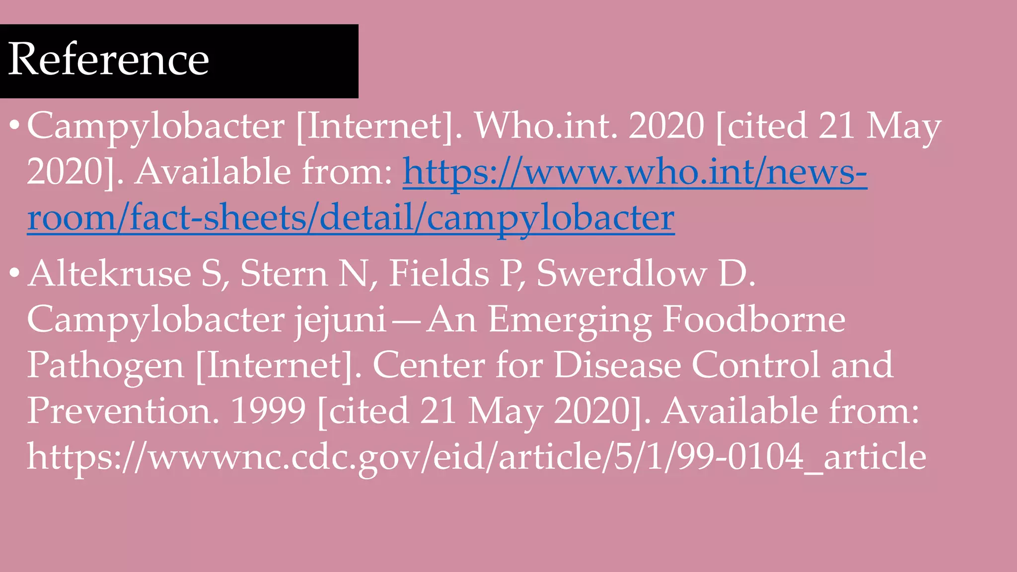 Campylobacter jejuni | PPTX
