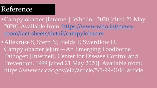 Campylobacter jejuni | PPTX