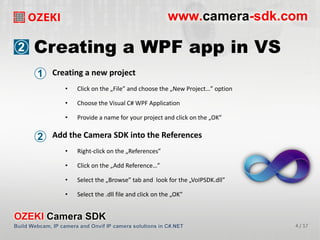 How to implement camera recording for USB webcam or IP camera in C#.NET