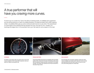 2016 Toyota Camry Brochure | Pekin IL Toyota Dealer | PDF | Performance Cars | Auto Type