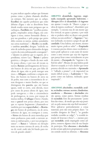 Dicionario de sinônimos da língua portuguesa | PDF