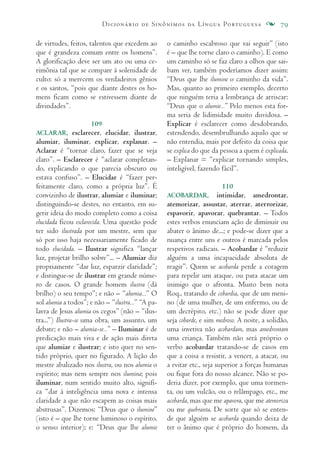 Dicionario de sinônimos da língua portuguesa | PDF