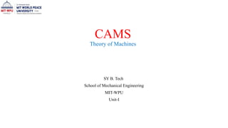 Theory of Machines _ Intro. to CAM and FOLLOWER | PPTX