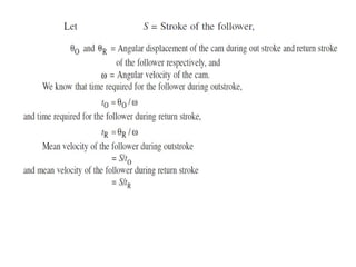 Comprehensive Study of Cams and Followers in Mechanical Systems | PPT