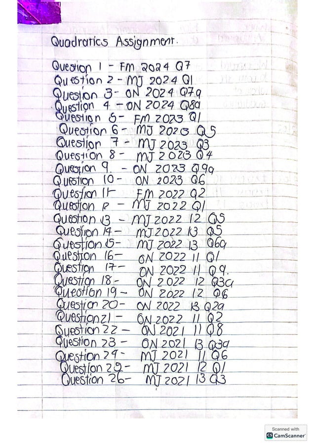QUADRATICS QUESTION PAPER EXTRACTION.pdf