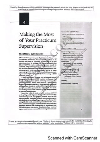 making the most of your practicum supervision | PDF