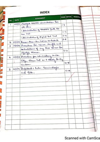 Physical Education Practical File Class XII CBSE | PDF