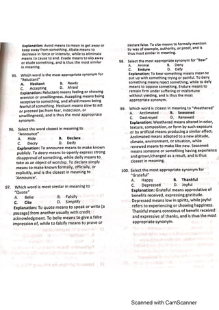 SYNONYMS NOTES FOR JEST AND PST JOB | PDF