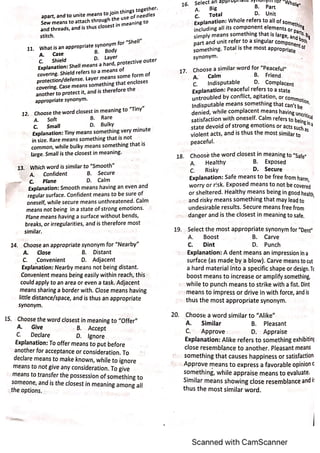 SYNONYMS NOTES FOR JEST AND PST JOB | PDF
