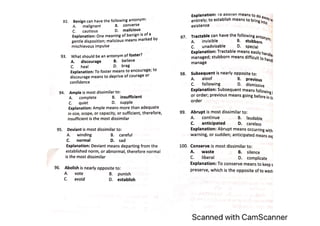 ANTONYMS NOTES FOR JEST AND PST TEST PREPARATION | PDF