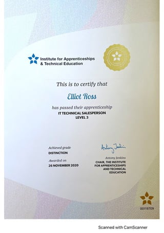 IT Technical Salesperson Level 3 | PDF