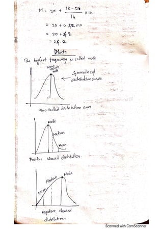Measures of Central Tendency, Range | PDF