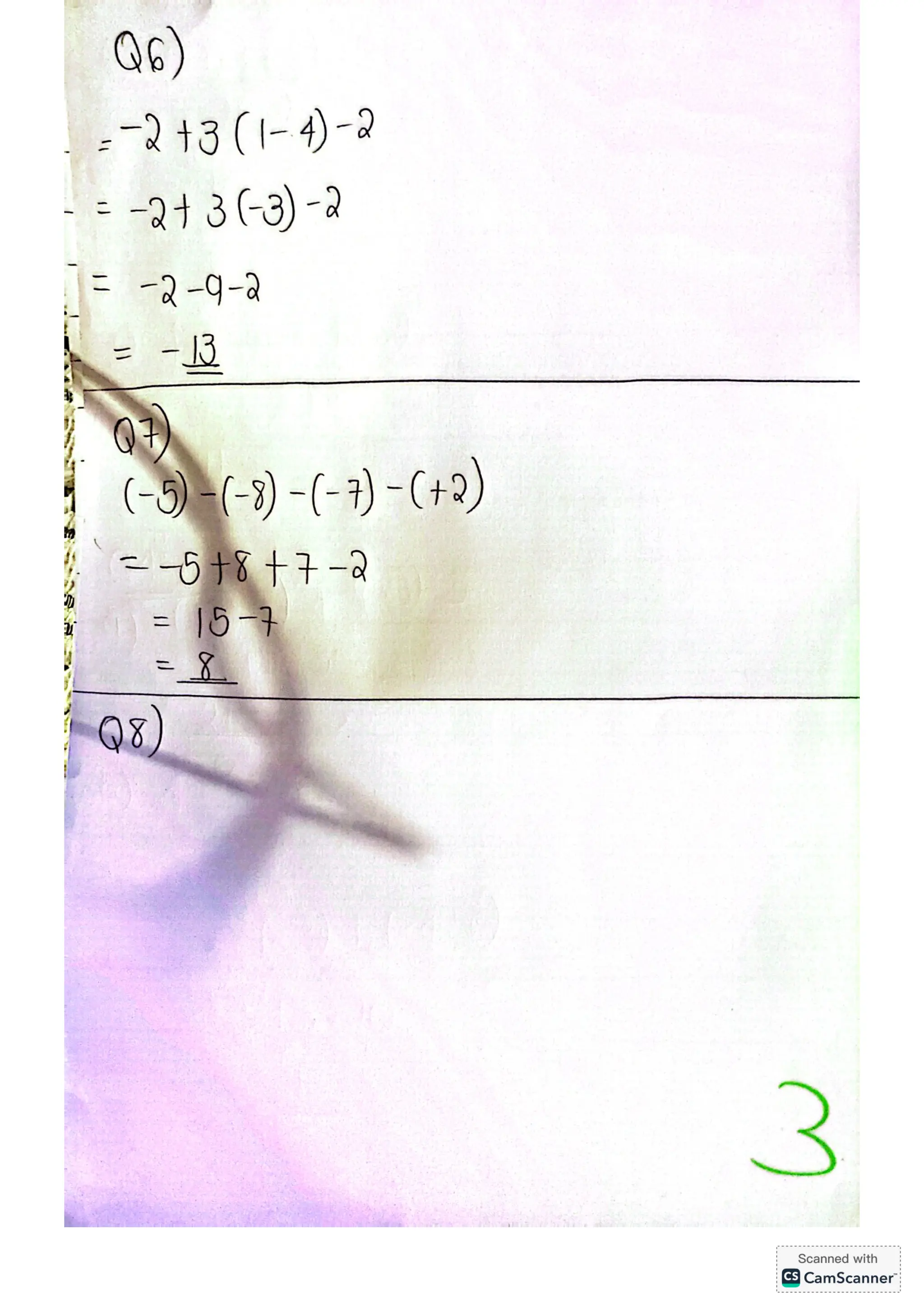 GRADE 8 MATHEMATICS INTEGERS ANSWERS .pdf