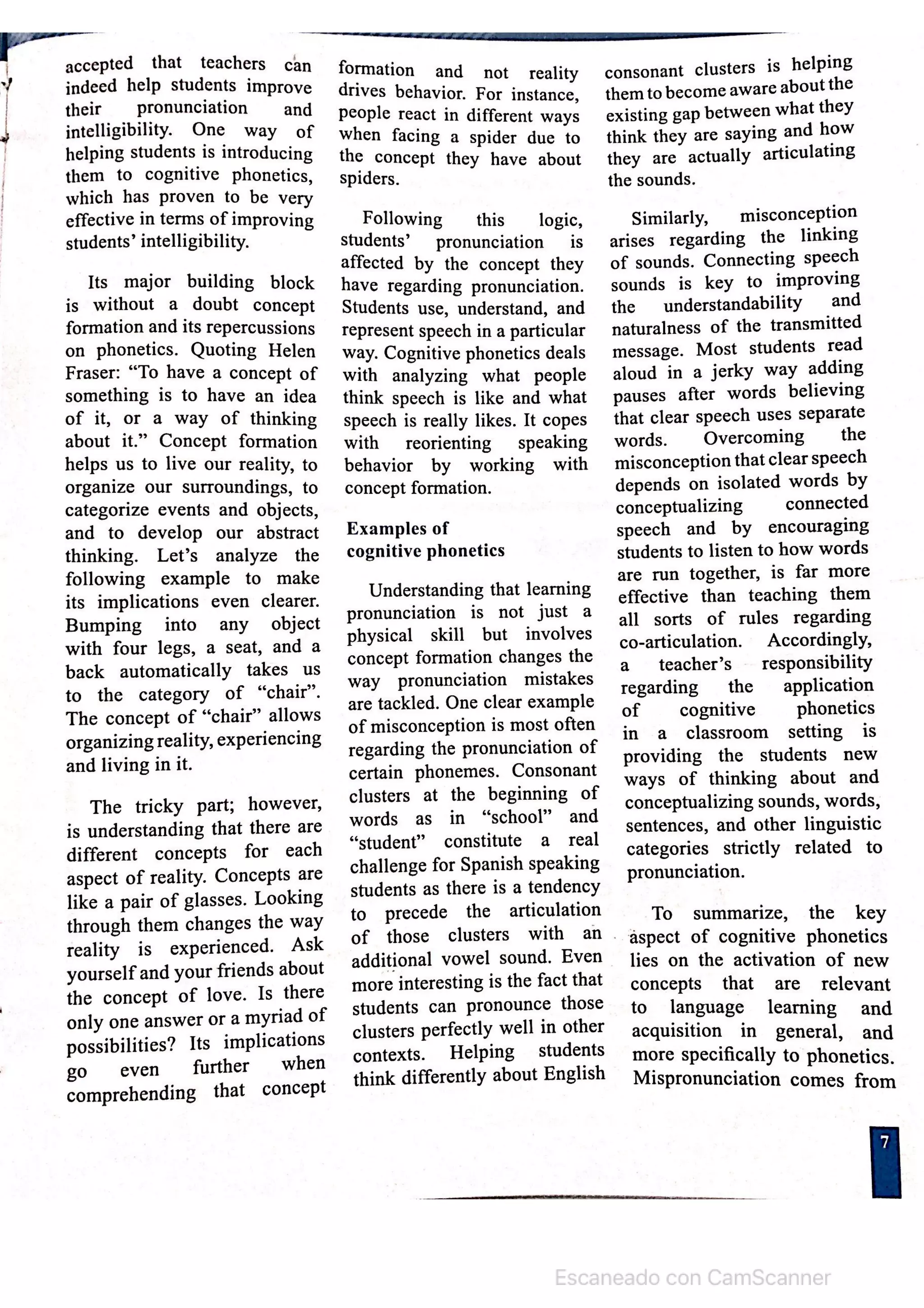 A view on how to make pronunciation teaching more effective. | PDF