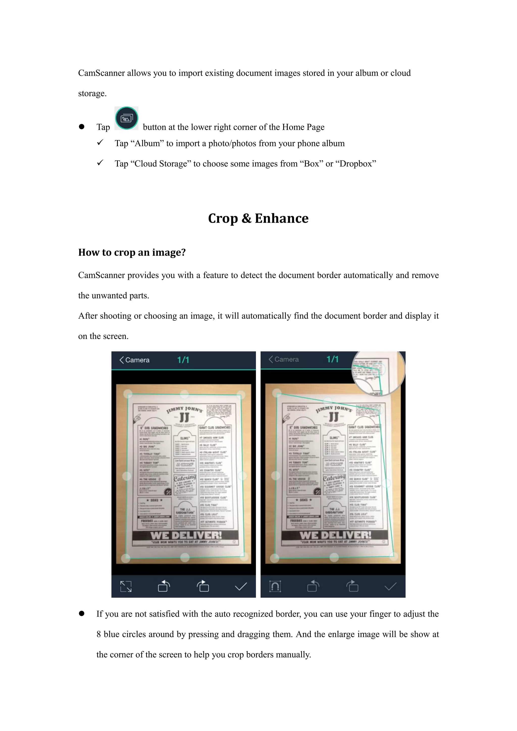 CamScanner Iphone Manual English | PDF