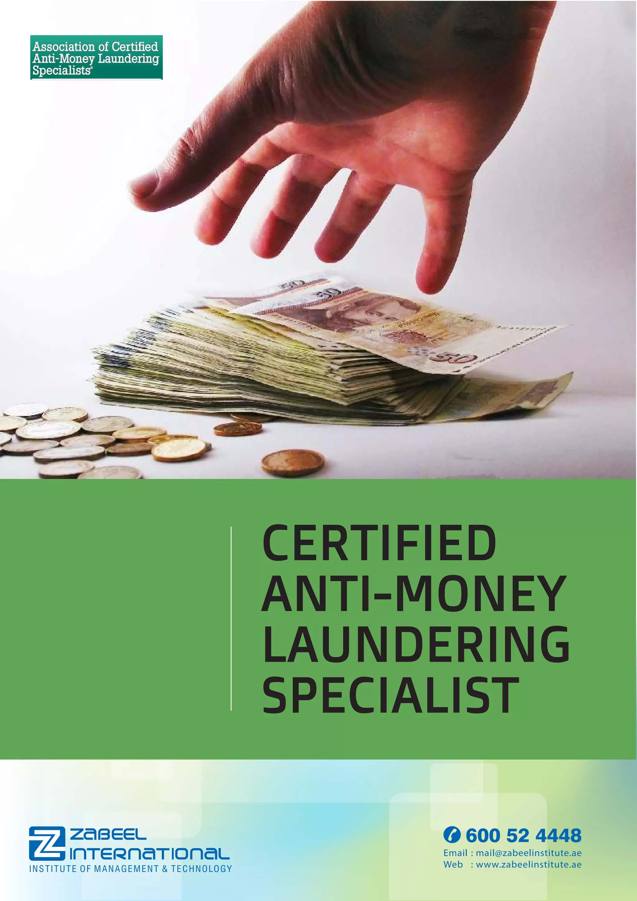 CAMS (Certified Anti-money Laundering Specialist) | PDF