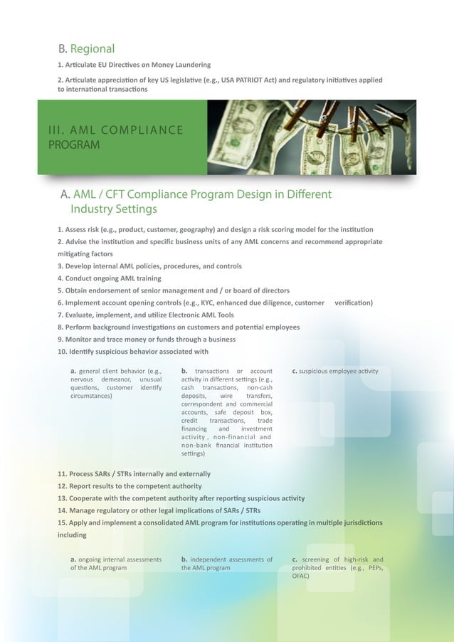 CAMS (Certified Anti-money Laundering Specialist) | PDF | Business Accounting & Finance | Business